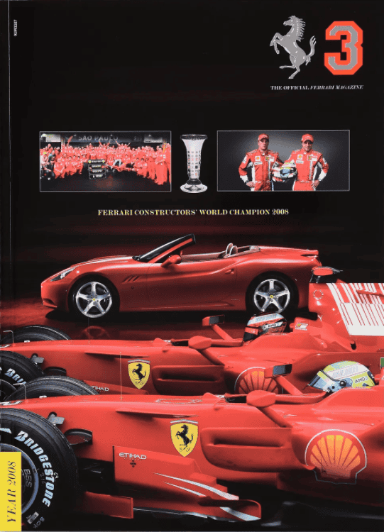 THE OFFICIAL FERRARI MAGAZINE N°3 - FERRARI CONSTRUCTORS WORLD CHAMPION ...