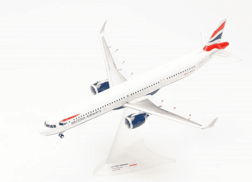 British Airways AIRBUS A321 NEO - HERPA 1/200