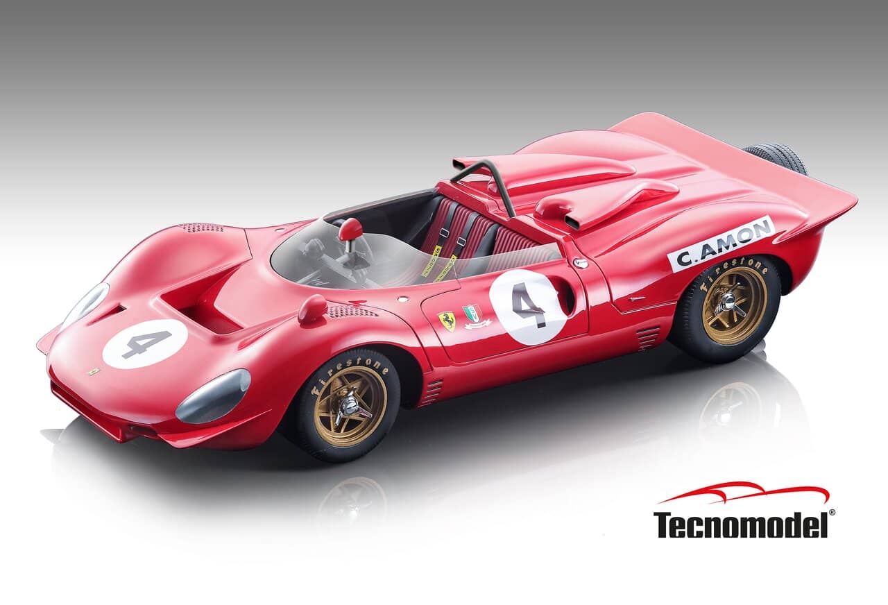 FERRARI 350 P4 TASMAN SURFERS 1968 TECNOMODELS 1/18°