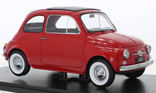 FIAT 500 F ROUGE 1968 KKSCALE 1/12°