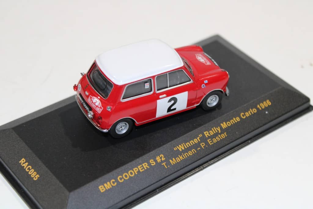 BMC COOPER S #2 T.MAKINEN - P.EASTER WINNER RALLY MONTE CARLO 1966 IXO ...