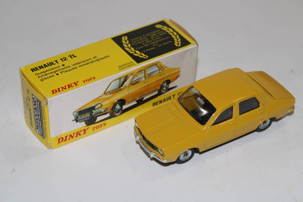 RENAULT 12 TL JAUNE 1975 DINKY TOYS 1/43°