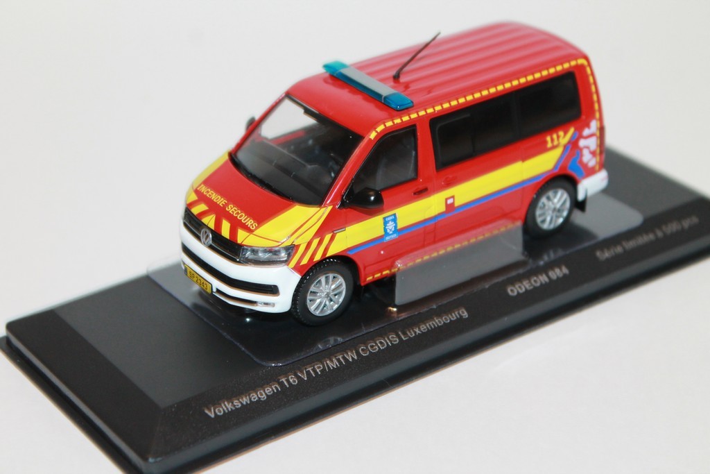 VOLKSWAGEN T6 VTP/ MTW CGDIS LUXEMBOURG ODEON 1/43°