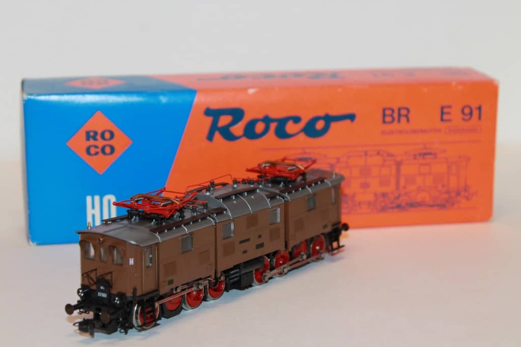 LOCOMOTIVE ELECTRIQUE BR E91 - HO 04139B ROCO 1/87°