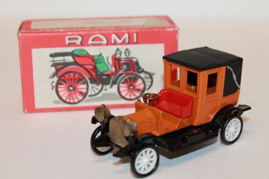 LANDAULET PACKARD ORANGE 1912 RAMI 1/43°