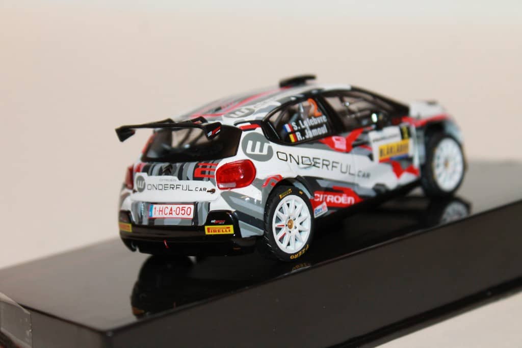 CITROEN C3 RALLY2 N°2 VAINQUEUR RALLYE DU CONDROZ 2021 IXO 1/43°