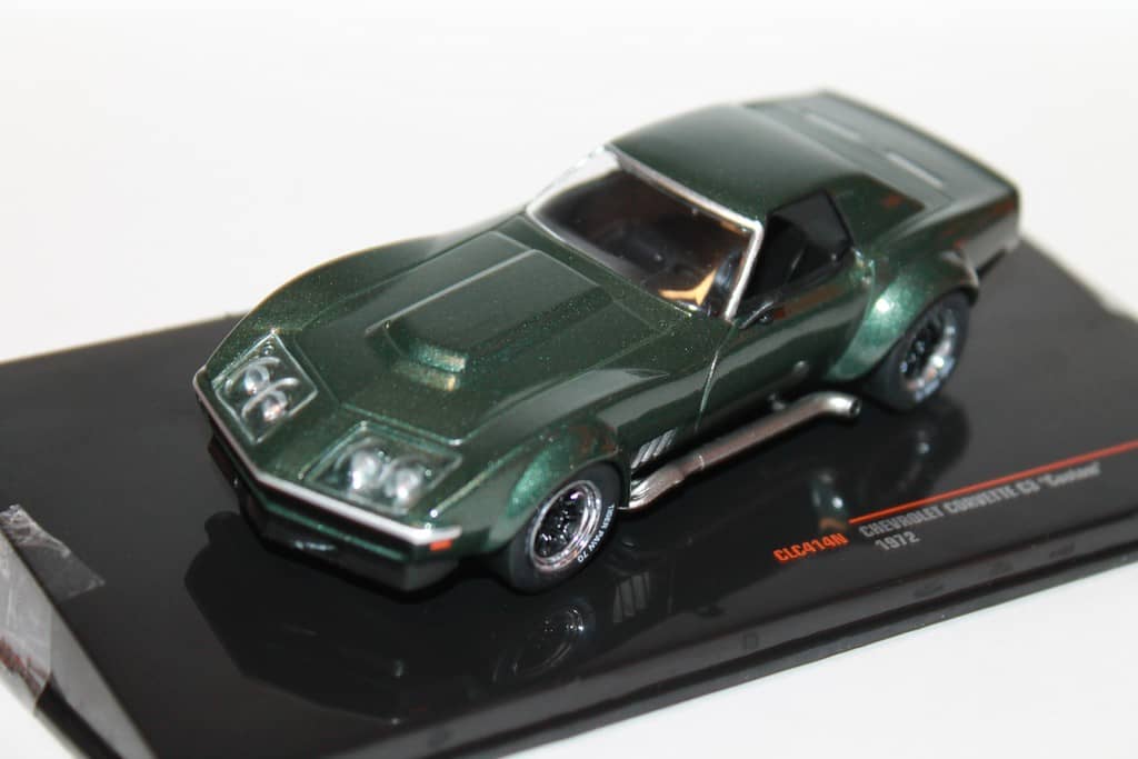 CHEVROLET CORVETTE C3 "CUSTOM" VERT 1972 IXO 1/43°