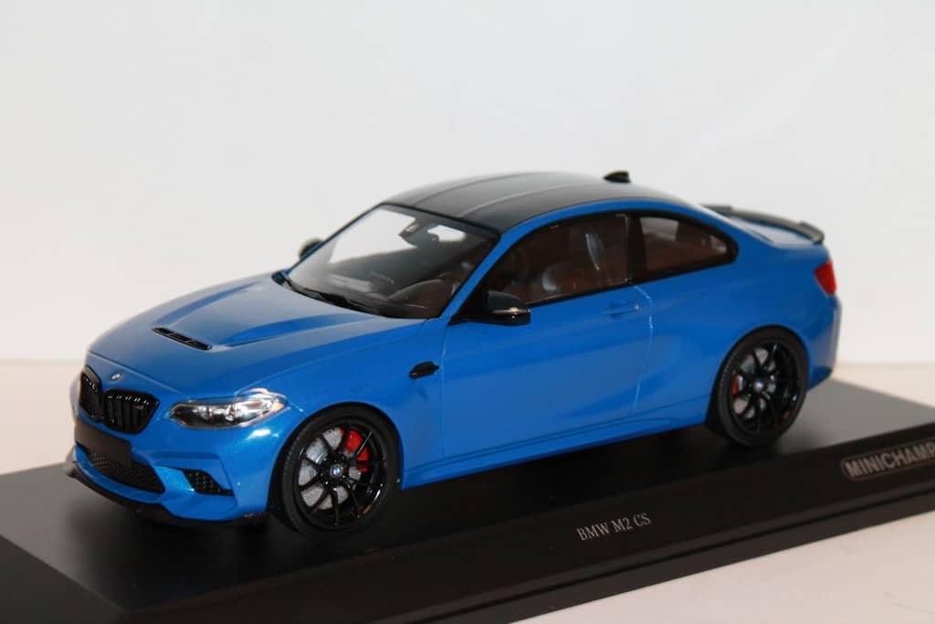 BMW M2 CS BLUE 2020 MINICHAMPS 1/18°