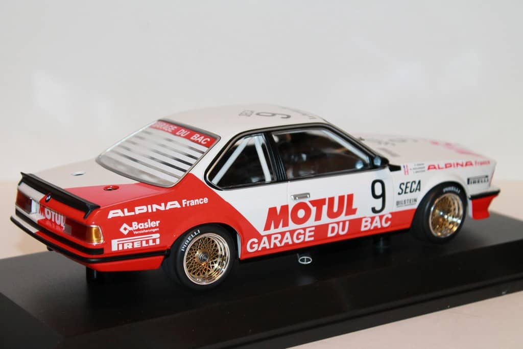 BMW 635 CSI N°9 24H SPA 1984 MINICHAMPS 1/18°