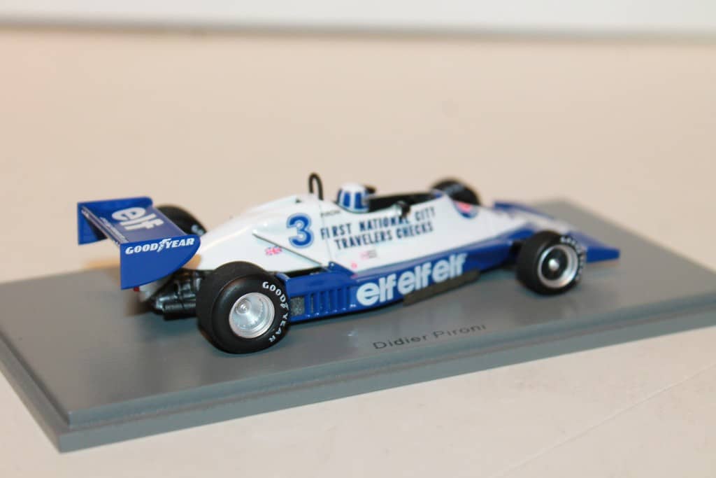 TYRELL 008 #3 5TH DIDIER PIRONI GERMAN GP 1978 SPARK 1/43°