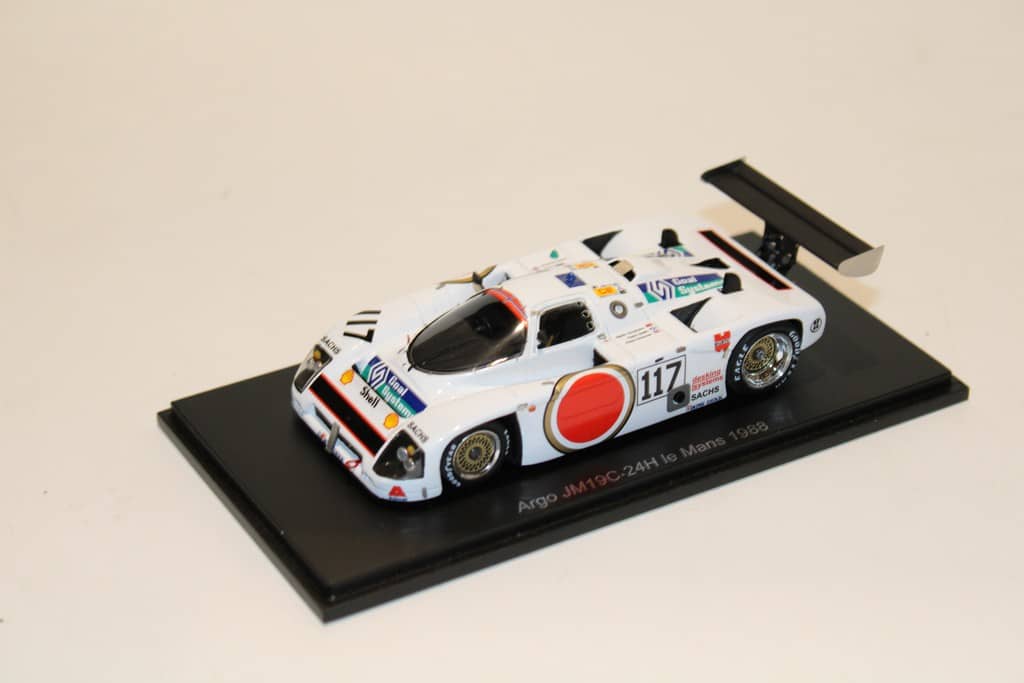 ARGO JM19C 24H LE MANS 1988 M.SCHANCHE - R.SMITH - R.DONOVAN SPARK 1/43°