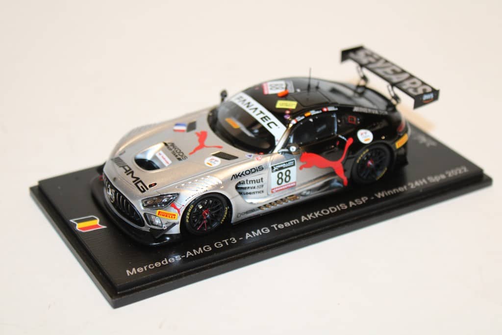 MERCEDES-BENZ AMG GT3 AKKODIS ASP WINNER 24H SPA 2022 R.MARCIELLO-D.JUNCADELLA-J.GOUNON SPARK 1/43°