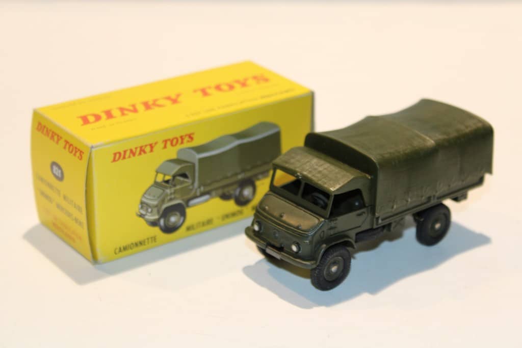 MERCEDES-BENZ UNIMOG MILITAIRE 1960 DINKY TOYS 1/55°