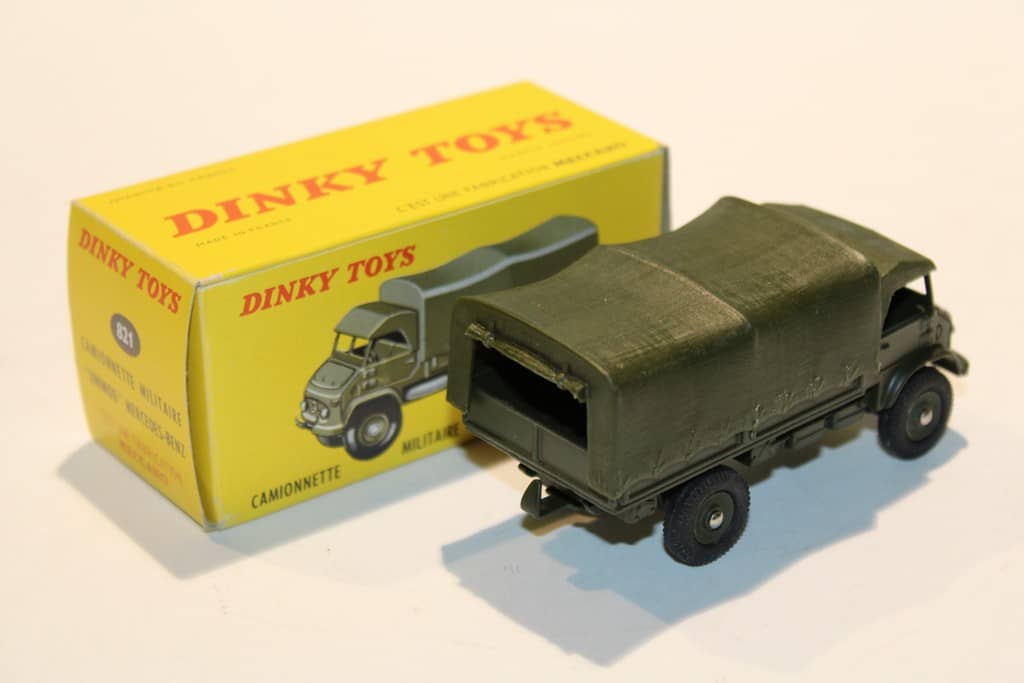 MERCEDES-BENZ UNIMOG MILITAIRE 1960 DINKY TOYS 1/55°