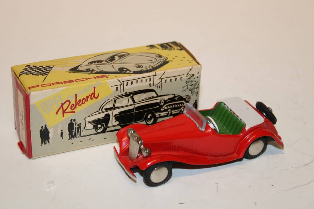 MG TD ROUGE 1955 TEKNO 1/43°