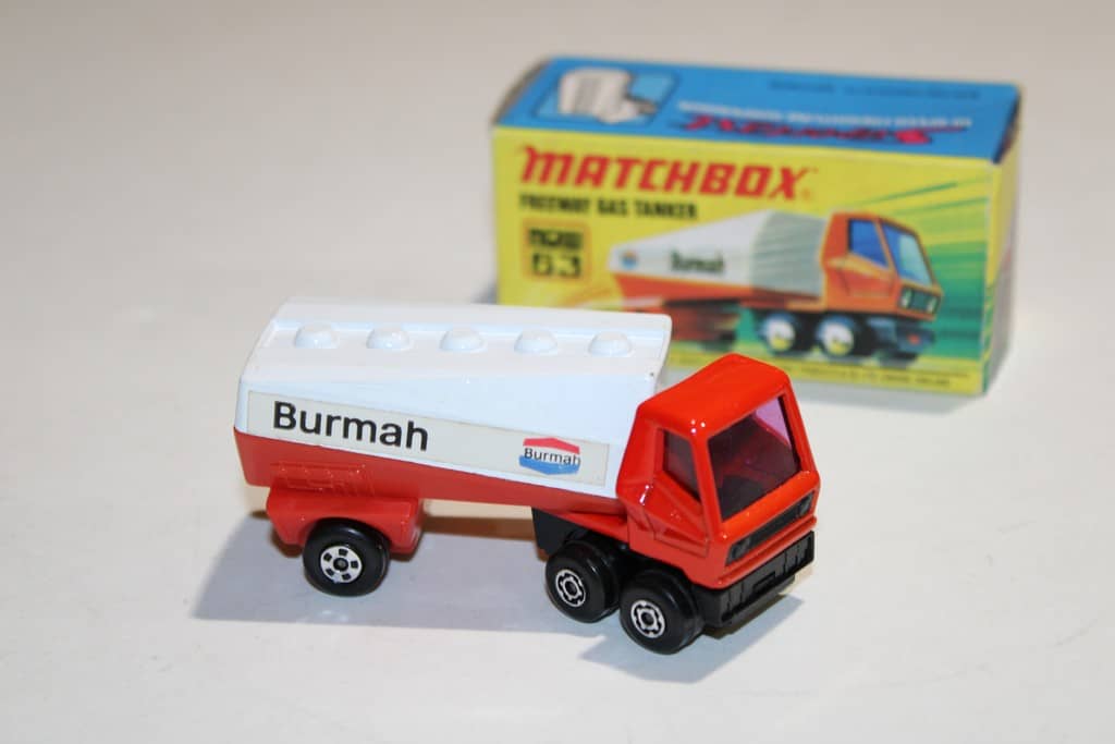 BURMAH FREEWAY GAS TANKER - MATCHBOX 1/64