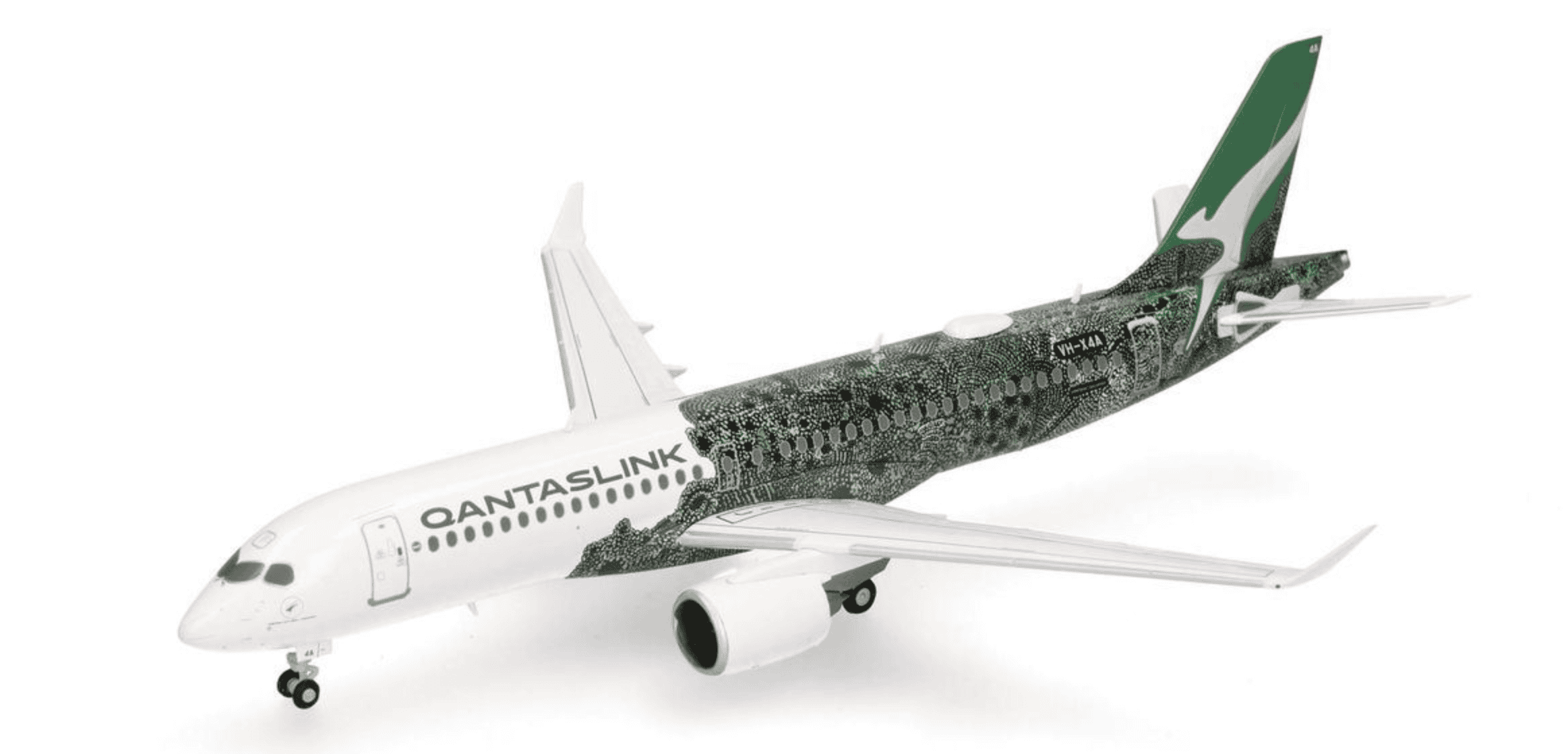 QANTASLINK AIRBUS A220-300 FLYING ART SERIES HERPA 1/200