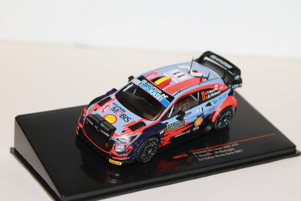 HYUNDAI i20 COUPE WRC #11 3RD RALLY MC 2021 IXO 1/43°