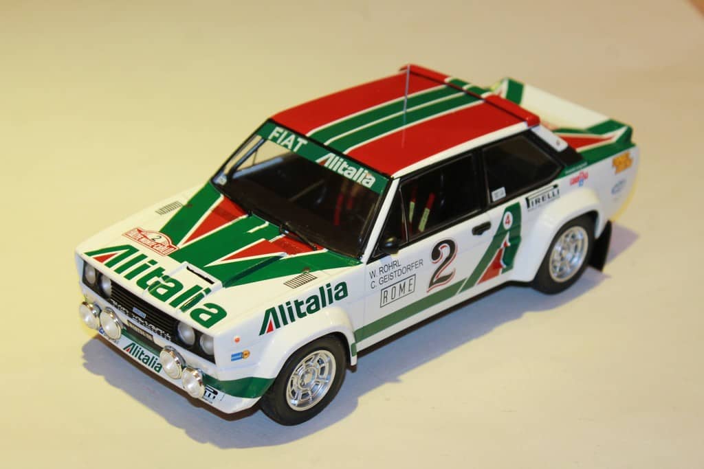 FIAT 131 ABARTH N°2 RALLYE MONTE CARLO 1978 IXO 1/18°