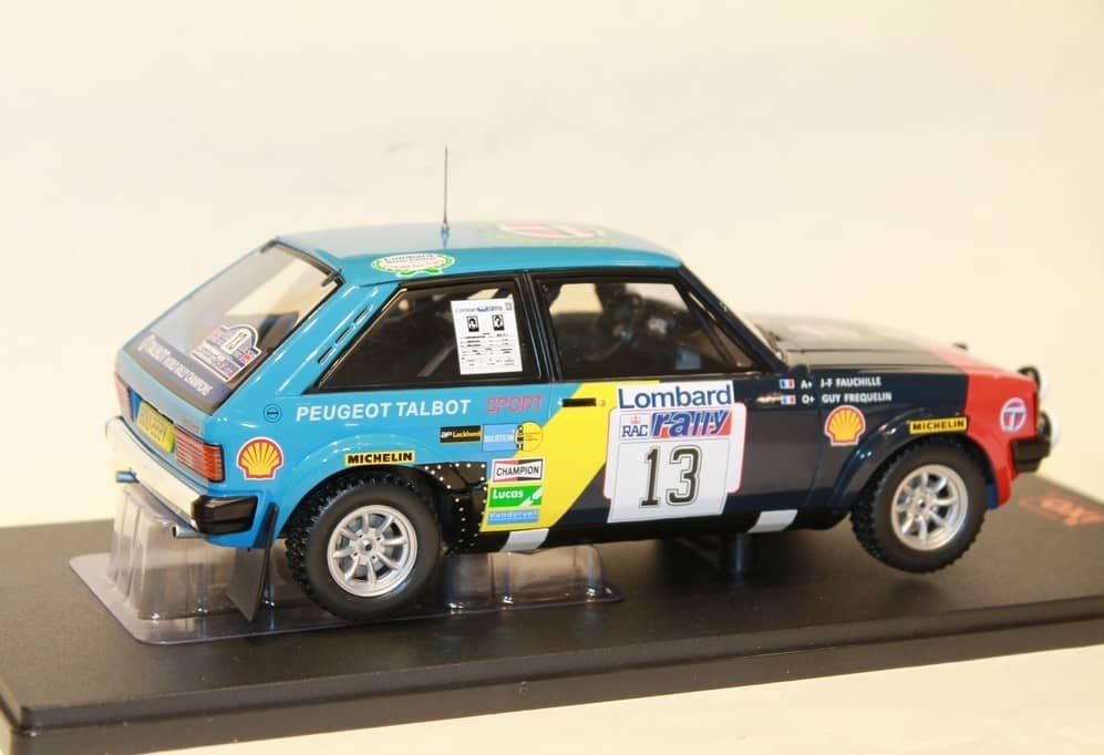 TALBOT SUNBEAM LOTUS N°13 RAC RALLY 1982 IXO 1/18°