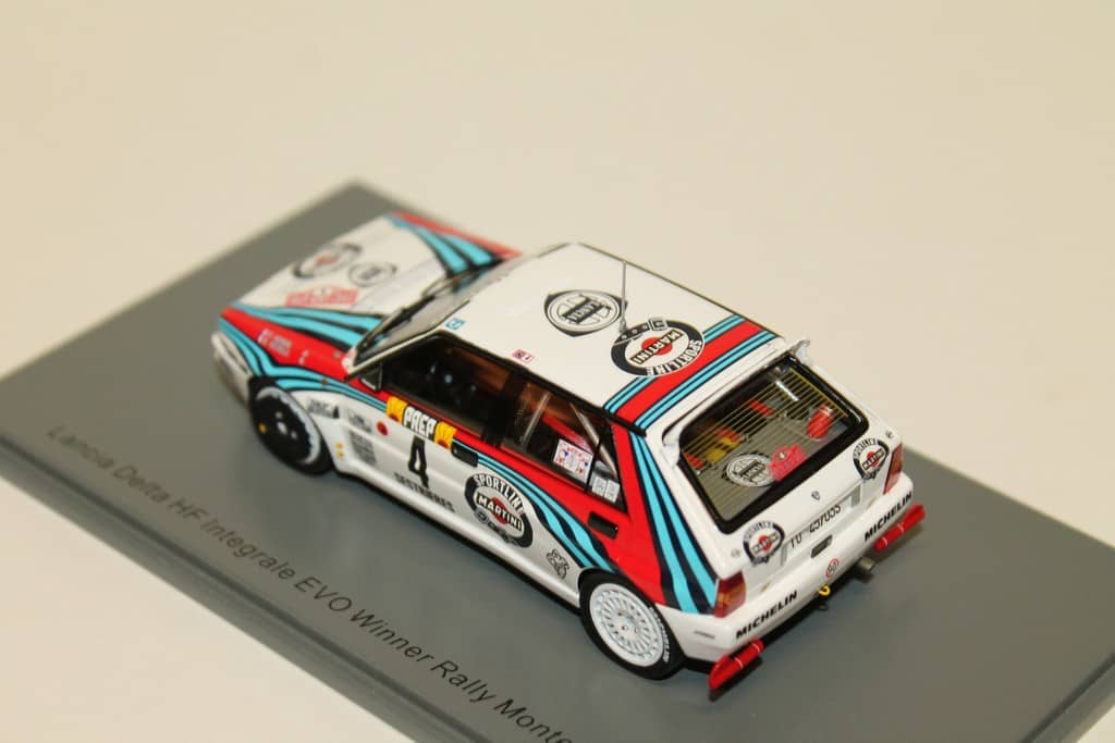 LANCIA DELTA HF INTEGRATE EVO N°4 WINNER RALLY MONTE CARLO 1992 SPARK 1/43°