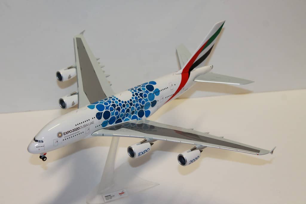 AIRBUS A380-200 "EXPO2020 DUBAI" HERPA 1/200°