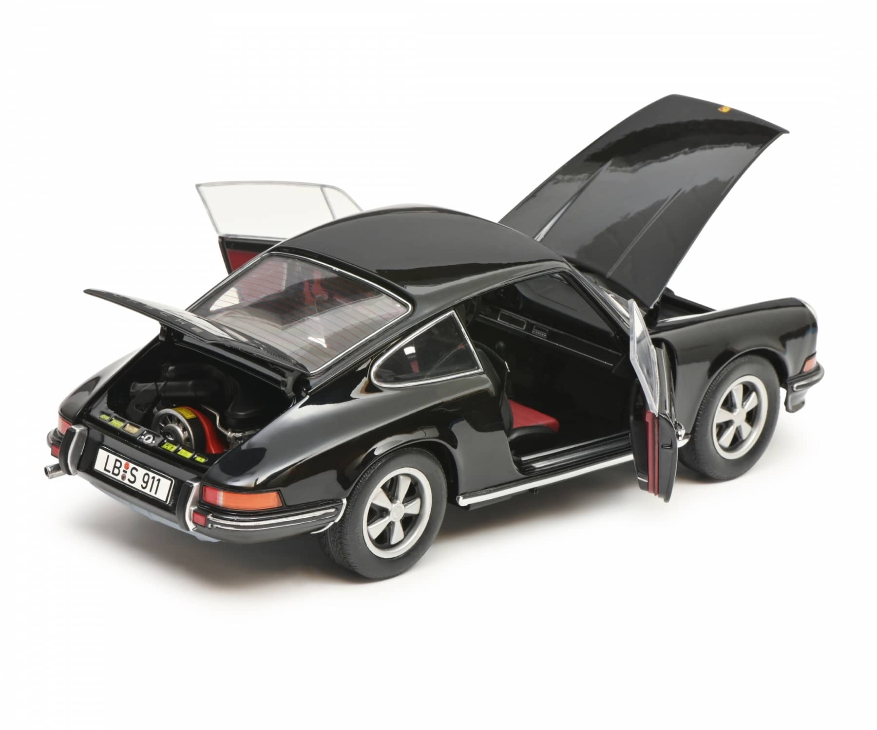 PORSCHE 911 S COUPE NOIR SCHUCO 1/18°